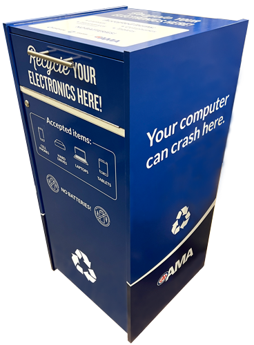 Personal Electronics Recycling at AMA