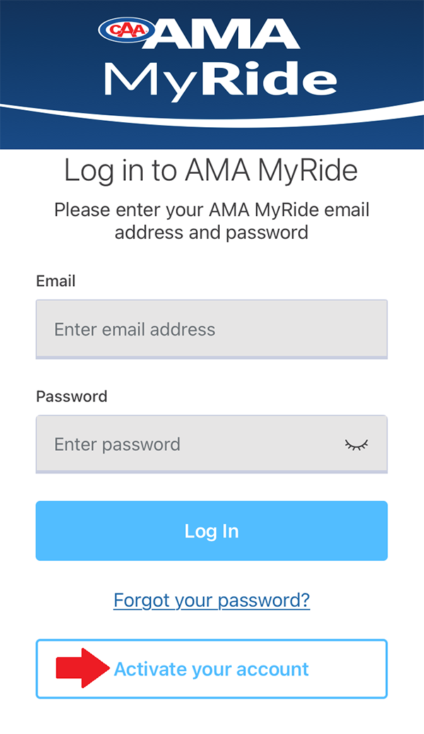 Setting up AMA MyRide | AMA