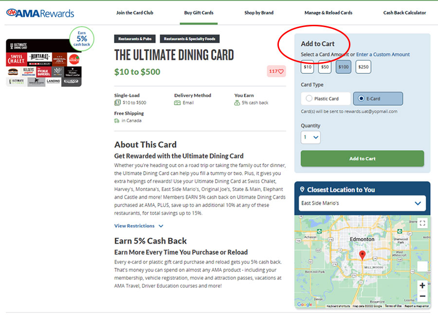 How to Spend Reward Dollars on Gift Cards | AMA