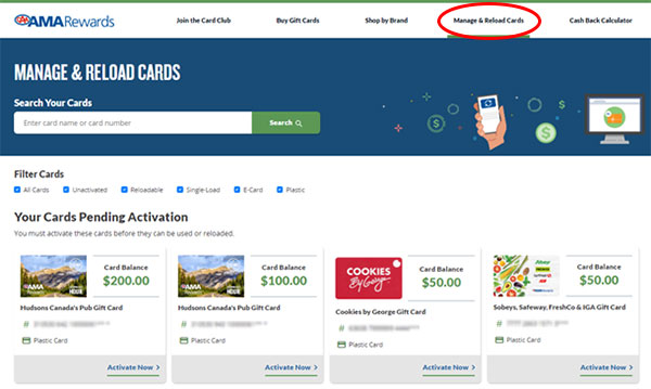How to Spend Reward Dollars on Gift Cards | AMA